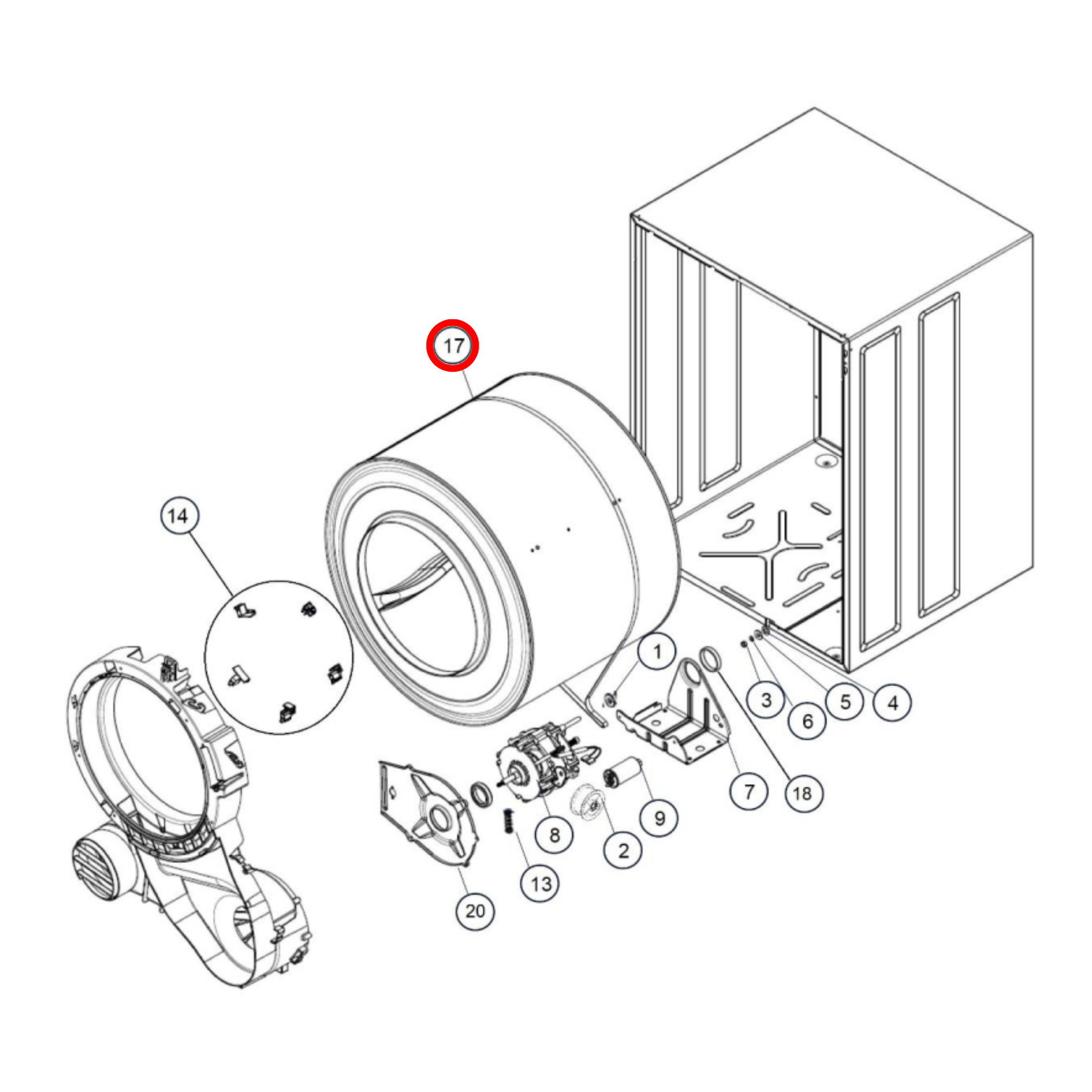 8581333302009 Electrolux, Simpson, Westinghouse Dryer Drum Drive Belt ...