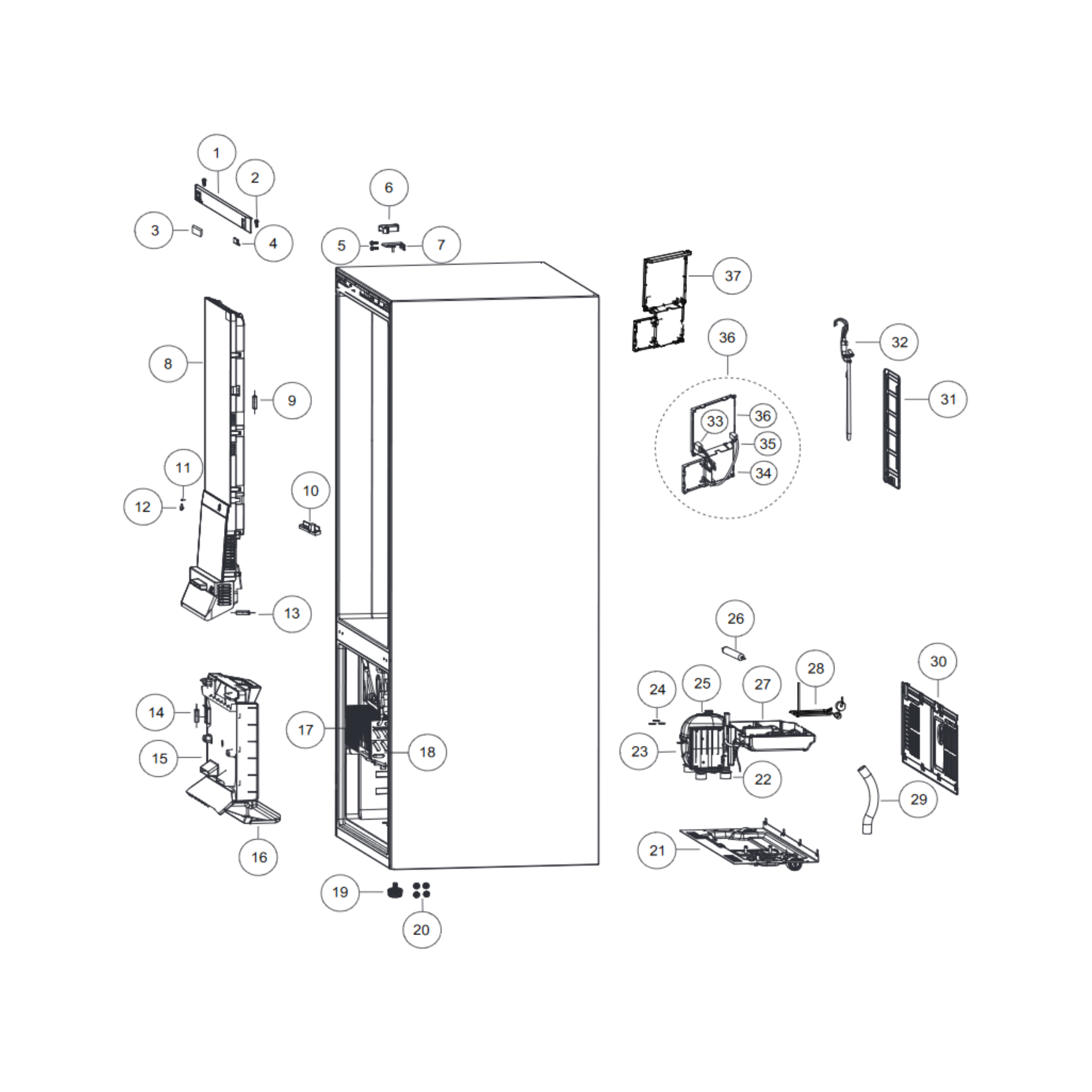 H0060401766 Haier Fridge (Freezer) Temperature Sensor (With Cable ...